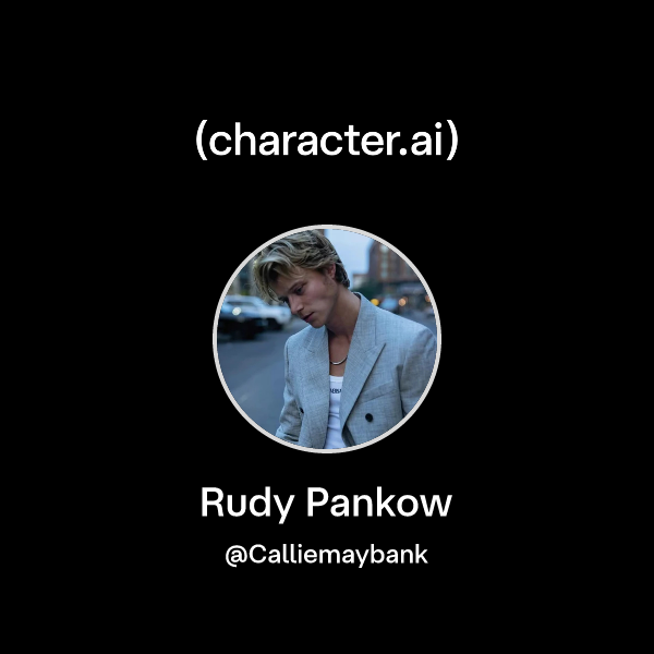Chat with Rudy Pankow | character.ai | AI Chat, Reimagined–Your Words ...