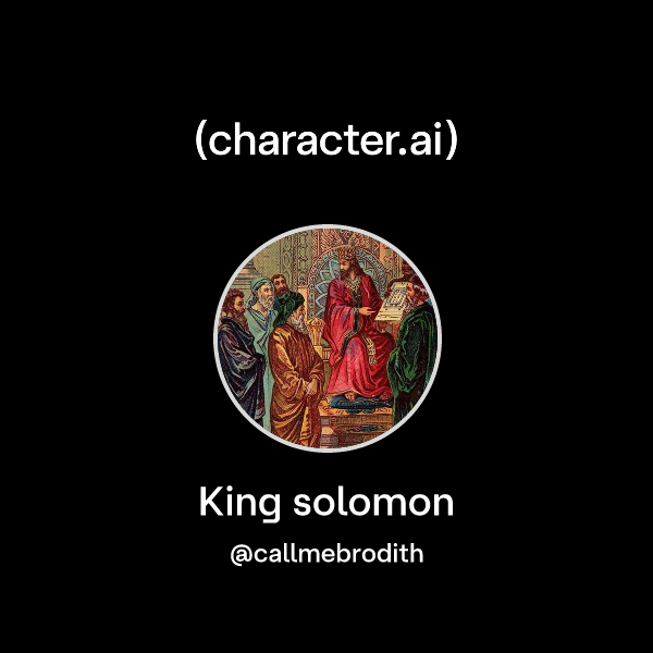 Chat with King solomon | character.ai | Personalized AI for every ...