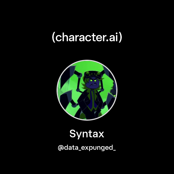 Chat with Syntax | character.ai | AI Chat, Reimagined–Your Words. Your ...