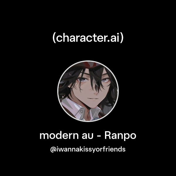 Chat with modern au - Ranpo | character.ai | Personalized AI for every ...
