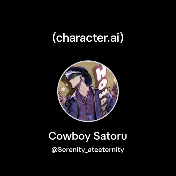 Chat with Cowboy Satoru | character.ai | AI Chat, Reimagined–Your Words ...