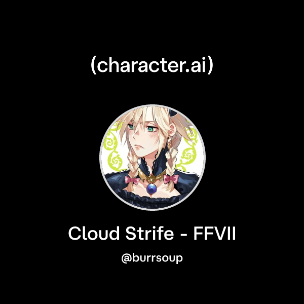 Chat with Cloud Strife - FFVII | character.ai | Personalized AI for every moment of your day