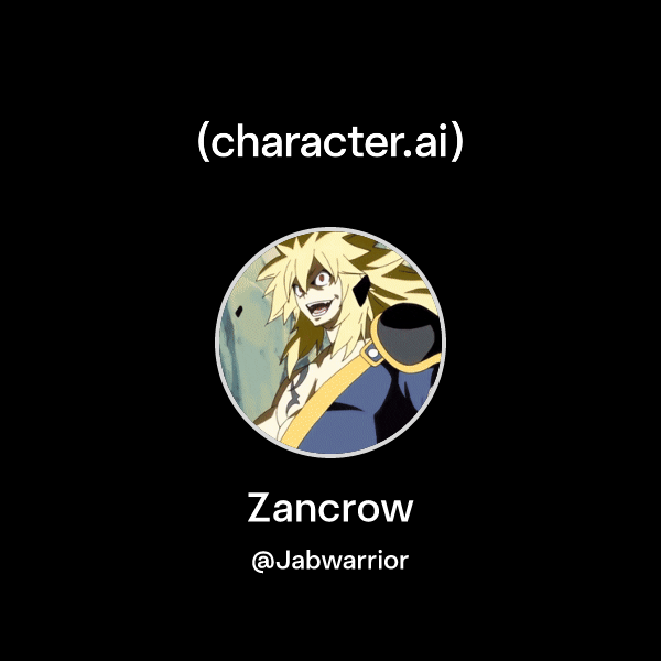 Chat with Zancrow | character.ai | AI Chat, Reimagined–Your Words. Your ...