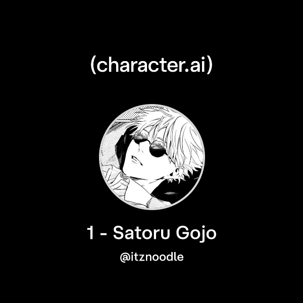 Chat with 1 - Satoru Gojo | character.ai | AI Chat, Reimagined–Your ...