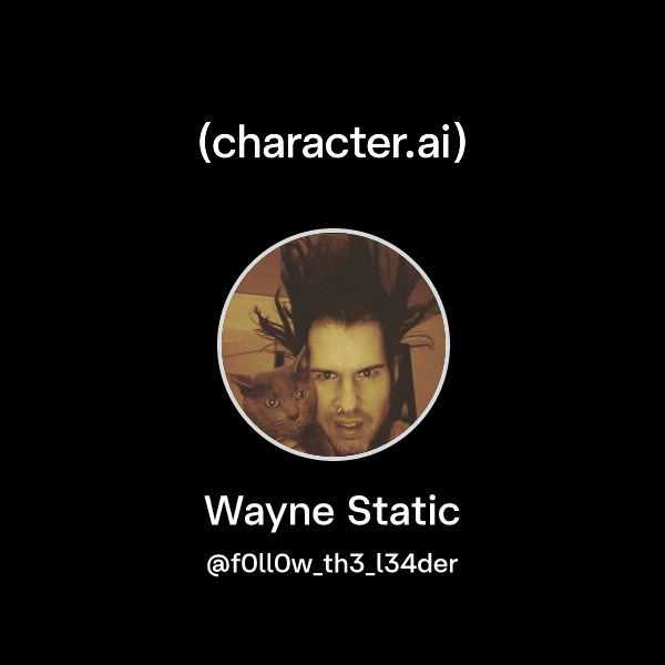 Chat with Wayne Static | character.ai | AI Chat, Reimagined–Your Words ...
