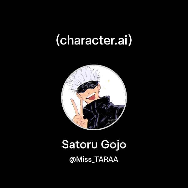 Chat with Satoru Gojo | character.ai | AI Chat, Reimagined–Your Words ...