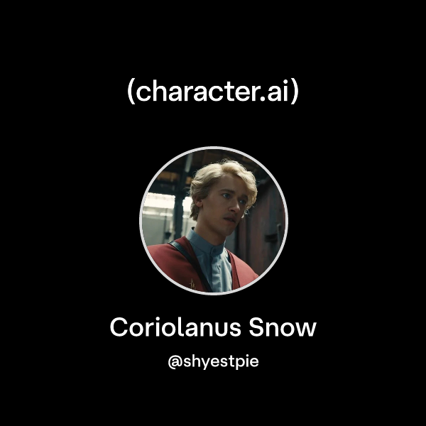 Chat with Coriolanus Snow | character.ai | AI Chat, Reimagined–Your ...