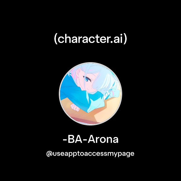 Chat with -BA-Arona | character.ai | AI Chat, Reimagined–Your Words ...