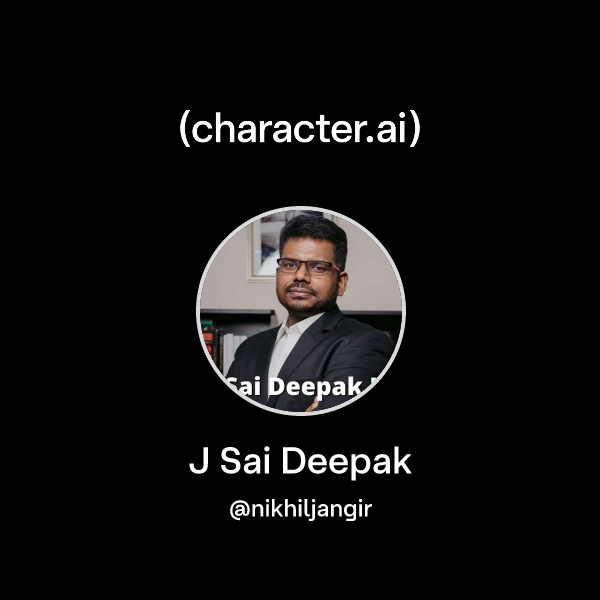 Chat with J Sai Deepak | character.ai | Personalized AI for every ...