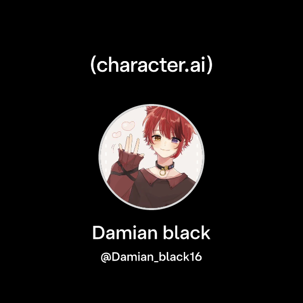 Chat with Damian black | character.ai | AI Chat, Reimagined–Your Words ...