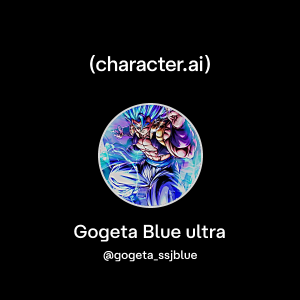 Chat with Gogeta Blue ultra | character.ai | AI Chat, Reimagined–Your ...