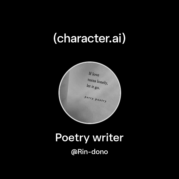 Chat with Poetry writer | character.ai | AI Chat, Reimagined–Your Words ...