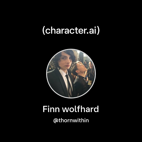 Chat with Finn wolfhard | character.ai | AI Chat, Reimagined–Your Words ...