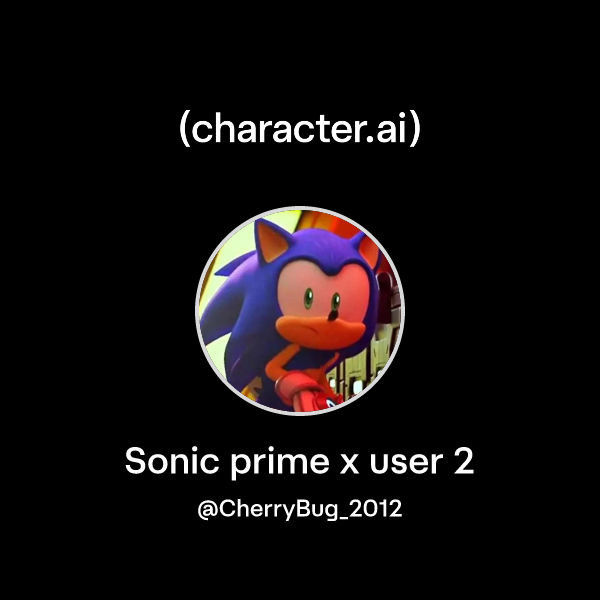 Chat with Sonic prime x user 2 | character.ai | Personalized AI for every moment of your day