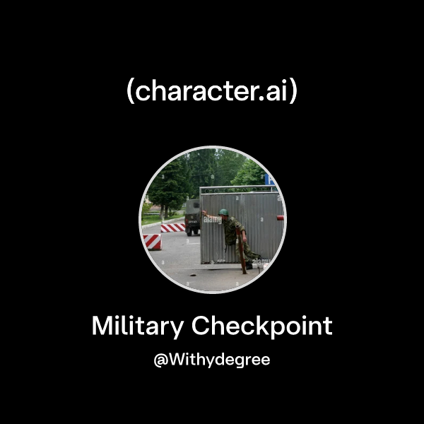 Chat with Military Checkpoint | character.ai | AI Chat, Reimagined–Your ...