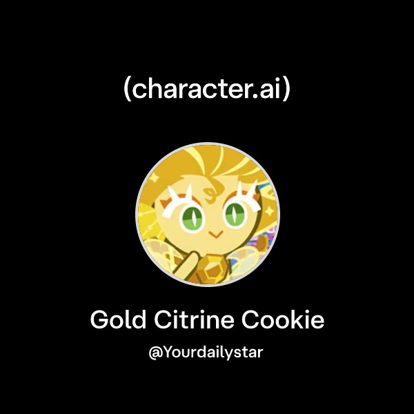 Chat with Gold Citrine Cookie | character.ai | AI Chat, Reimagined–Your ...