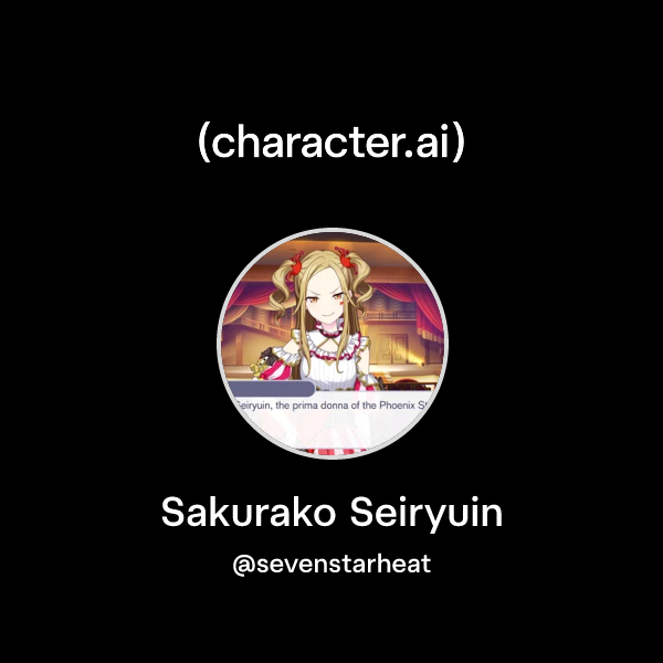 Chat with Sakurako Seiryuin | character.ai | AI Chat, Reimagined–Your ...