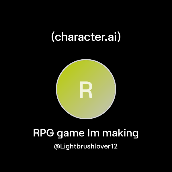 Chat with RPG game Im making | character.ai | AI Chat, Reimagined–Your ...