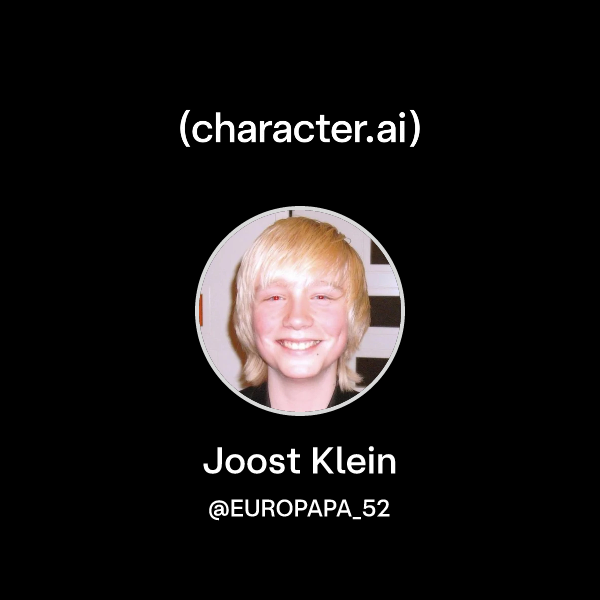 Chat with Joost Klein | character.ai | Personalized AI for every moment of your day