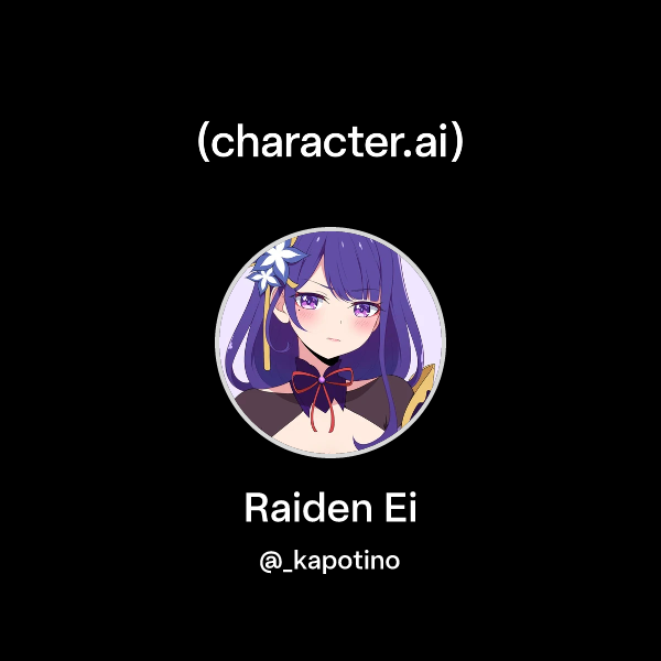 Chat with Raiden Ei | character.ai | AI Chat, Reimagined–Your Words. Your World.