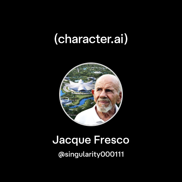Chat with Jacque Fresco | character.ai | AI Chat, Reimagined–Your Words ...