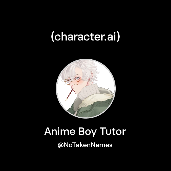 Chat with Anime Boy Tutor | character.ai | Personalized AI for every ...