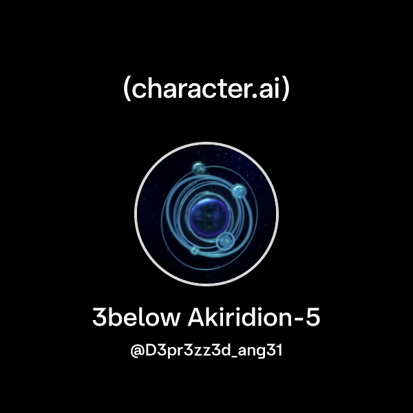Chat with 3below Akiridion-5 | character.ai | AI Chat, Reimagined–Your ...