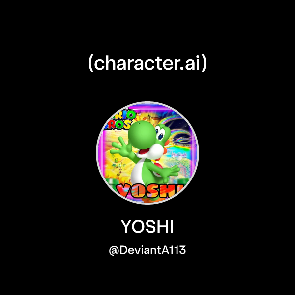 Chat with YOSHI | character.ai | AI Chat, Reimagined–Your Words. Your ...