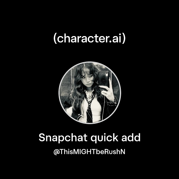 Chat with Snapchat quick add | character.ai | AI Chat, Reimagined–Your ...