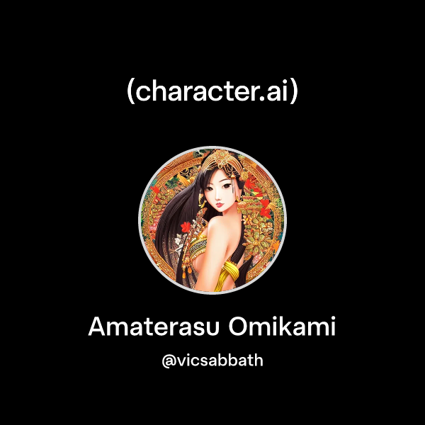 Chat with Amaterasu Omikami | character.ai | AI Chat, Reimagined–Your Words. Your World.