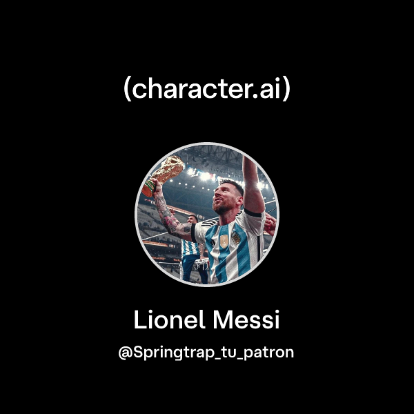 Chat with Lionel Messi | character.ai | AI Chat, Reimagined–Your Words ...