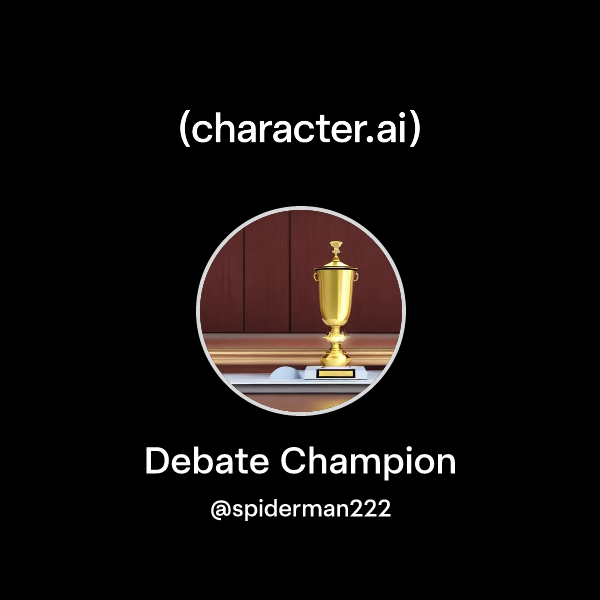 Chat with Debate Champion | character.ai | AI Chat, Reimagined–Your ...