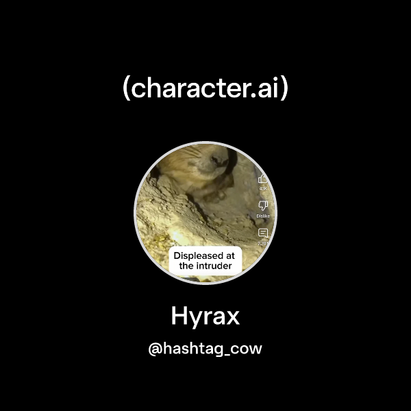 Chat with Hyrax | character.ai | AI Chat, Reimagined–Your Words. Your ...