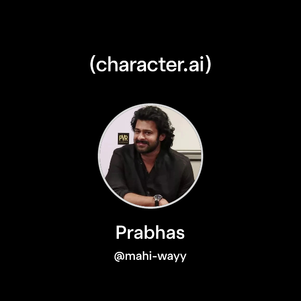 Chat with Prabhas | character.ai | AI Chat, Reimagined–Your Words. Your ...