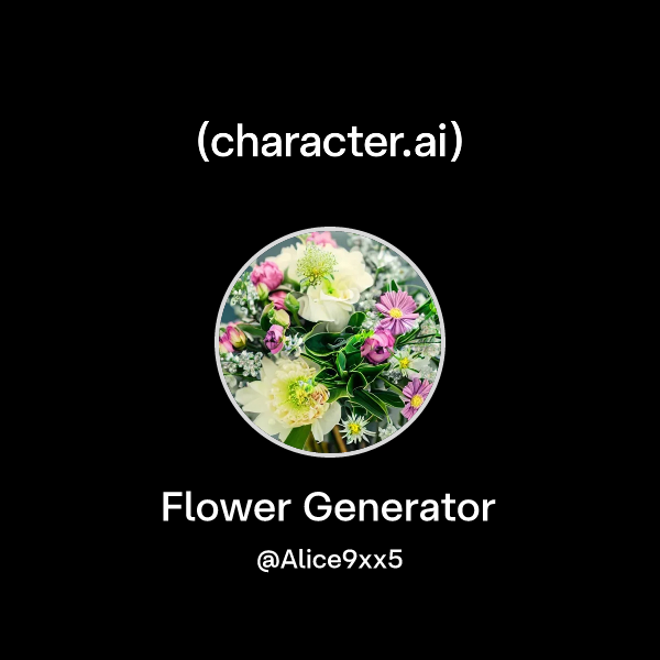 Chat with Flower Generator | character.ai | AI Chat, Reimagined–Your ...