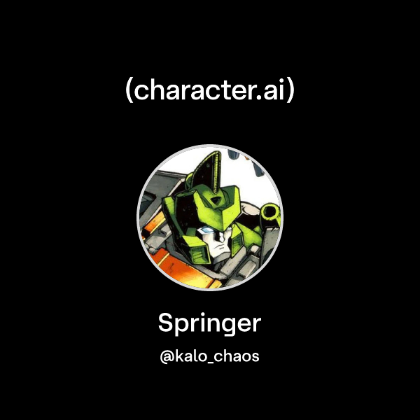 Chat with Springer | character.ai | AI Chat, Reimagined–Your Words ...