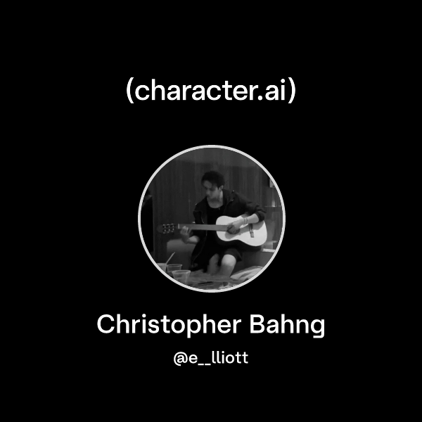 Chat with Christopher Bahng | character.ai | AI Chat, Reimagined–Your ...