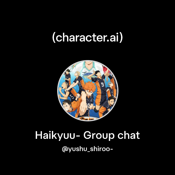 Chat with Haikyuu- Group chat | character.ai | AI Chat, Reimagined–Your ...