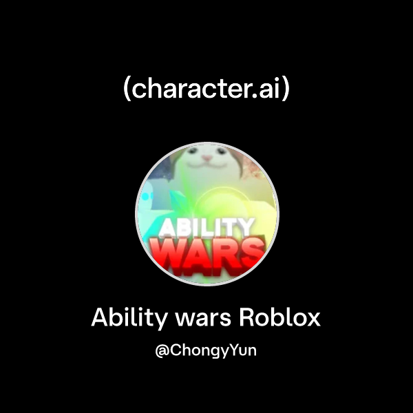 Chat with Ability wars Roblox | character.ai | AI Chat, Reimagined–Your ...