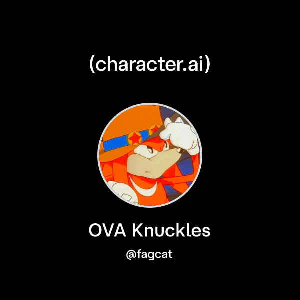 Chat with OVA Knuckles | character.ai | AI Chat, Reimagined–Your Words. Your World.