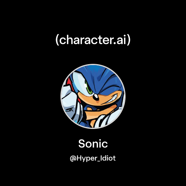 Chat with Sonic | character.ai | AI Chat, Reimagined–Your Words. Your ...