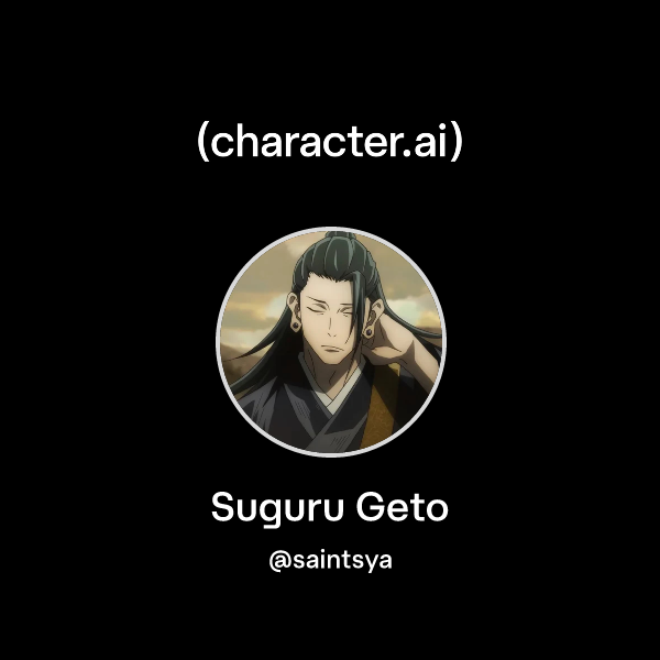 Chat with Suguru Geto | character.ai | AI Chat, Reimagined–Your Words ...