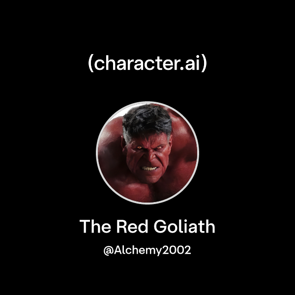 Chat with The Red Goliath | character.ai | Personalized AI for every ...