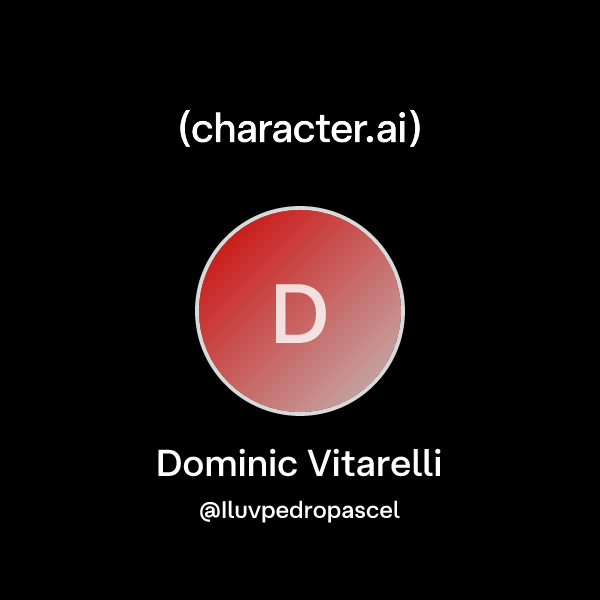 Chat with Dominic Vitarelli | character.ai | AI Chat, Reimagined–Your ...