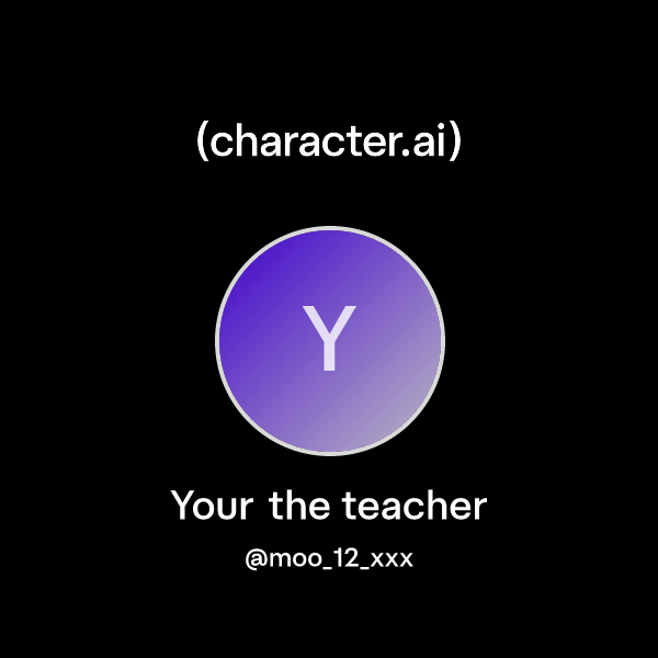 Chat with Your the teacher | character.ai | AI Chat, Reimagined–Your ...