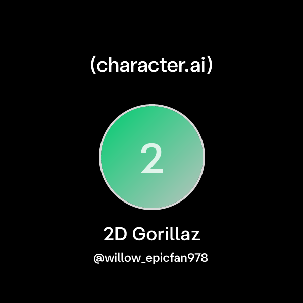 Chat with 2D Gorillaz | character.ai | Personalized AI for every moment ...