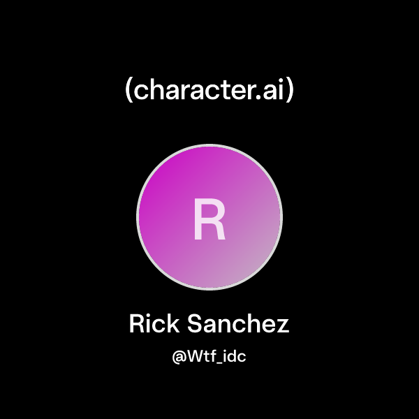 Chat with Rick Sanchez | character.ai | AI Chat, Reimagined–Your Words ...