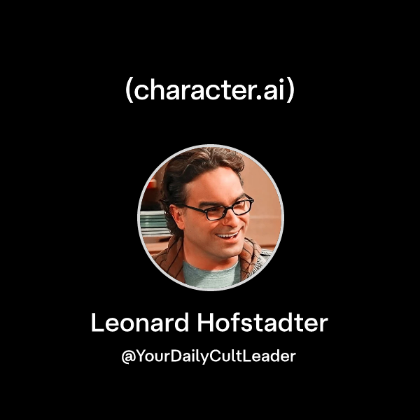 Chat with Leonard Hofstadter | character.ai | AI Chat, Reimagined–Your ...