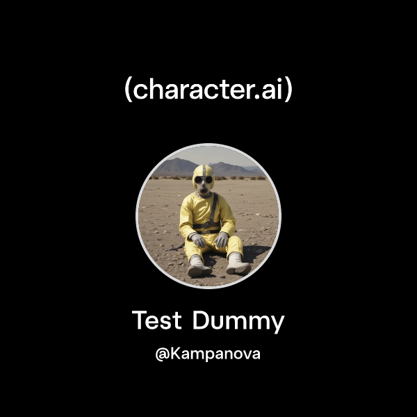 Chat with Test Dummy | character.ai | Personalized AI for every moment ...