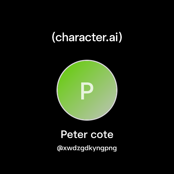 Chat with Peter cote | character.ai | AI Chat, Reimagined–Your Words ...